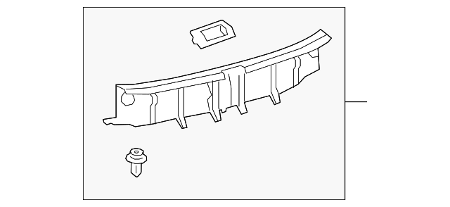 2020-2024 Toyota Corolla Rear Panel Trim 58387-02330-C0 | Smithtown ...