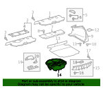 2020-2024 Toyota Corolla Storage Compartment 64777-12271 | OEM Parts Online