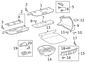 2020-2024 Toyota Corolla Pivot Bracket 64302-02050-C0 | Retail ...