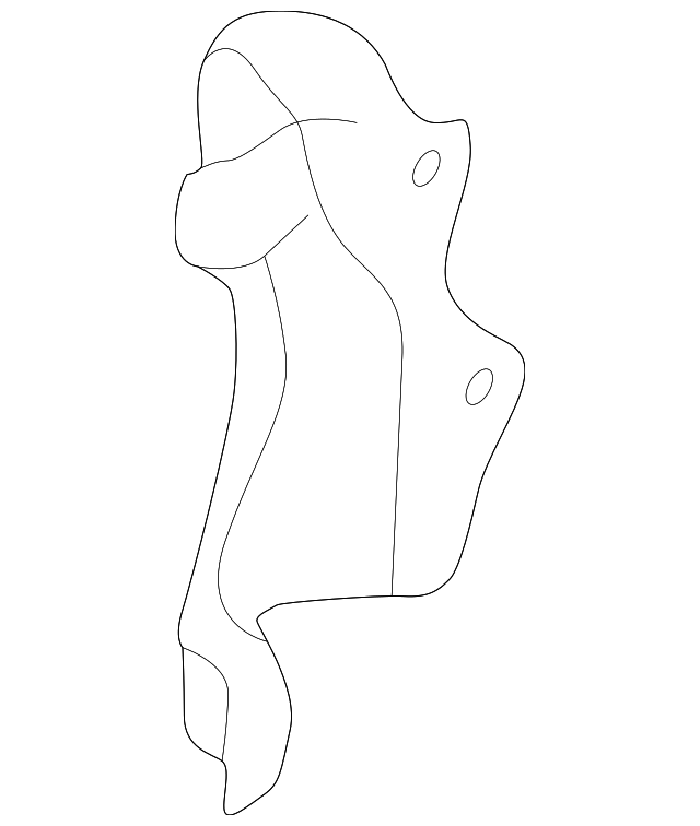 61646-02050 - Inner Wheelhouse Gusset - 2003-2008 Toyota | OEM Genuine ...