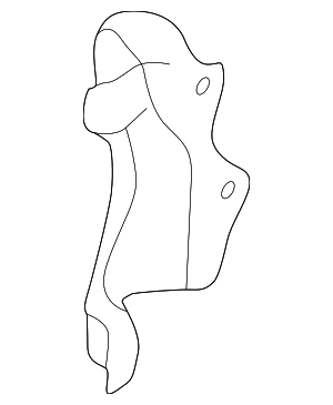 61646-02050 - Inner Wheelhouse Gusset - 2003-2008 Toyota | OEM Genuine ...
