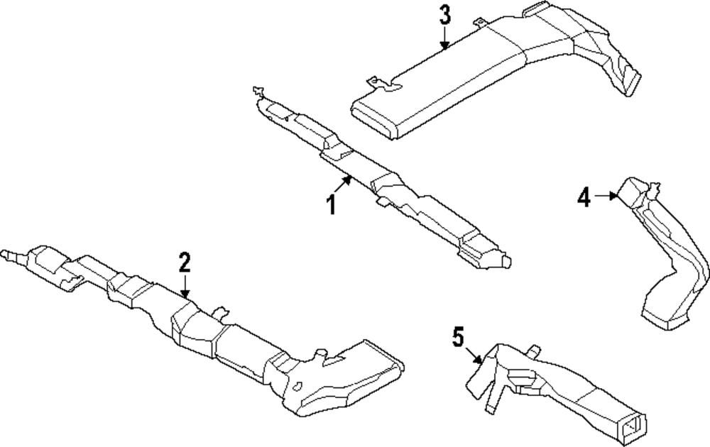 2022-2024 Nissan Pathfinder Side Duct 27970-6TA0A | Nissan RVA