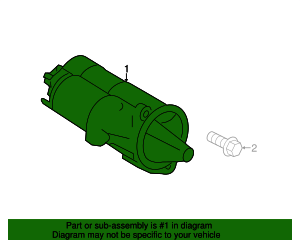36100-2G200 - Starter Motor 2006-2017 Hyundai | AutoNationParts.com