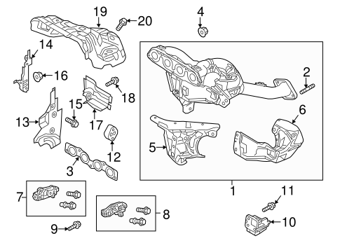 Exhaust Manifold for 2013 Mazda CX-5 | TascaParts.com