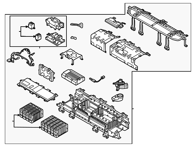 2020-2021 Hyundai Sonata Battery Assembly 37501-L7100 | OEM Parts Online