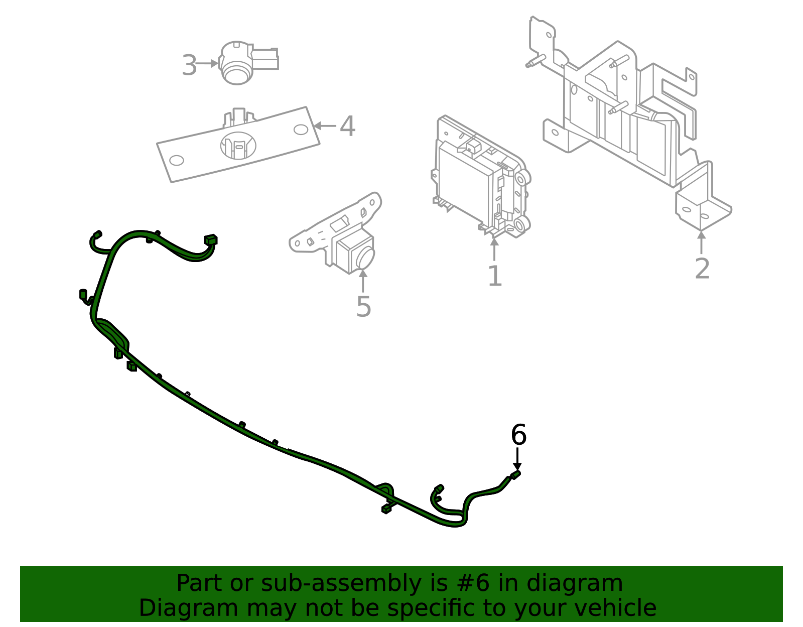2021-2023 Nissan Rogue Wire Harness 24033-6RR0A | Nissan Parts Central