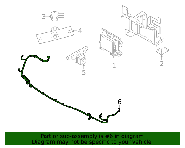 2021-2023 Nissan Rogue Wire Harness 24033-6RF0B | OEM Parts Online