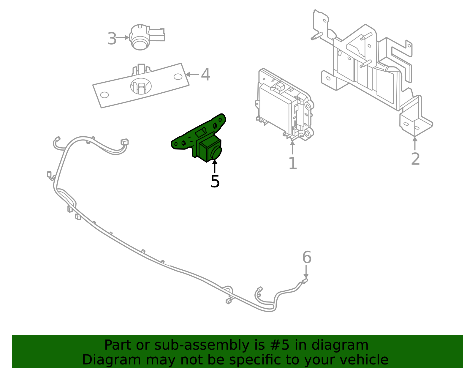 2021-2025 Nissan Rogue Front Camera 284F1-6RA1B | Nissan Parts ...