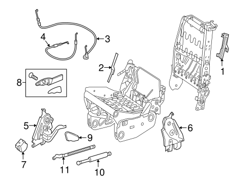 Brackets, Flanges & Hangers for 2022 Mercedes-Benz Metris | Mercedes ...