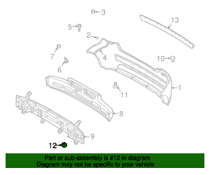 2004-2011 GM Bumper Nut 94515365 | GMPartsDirect.com