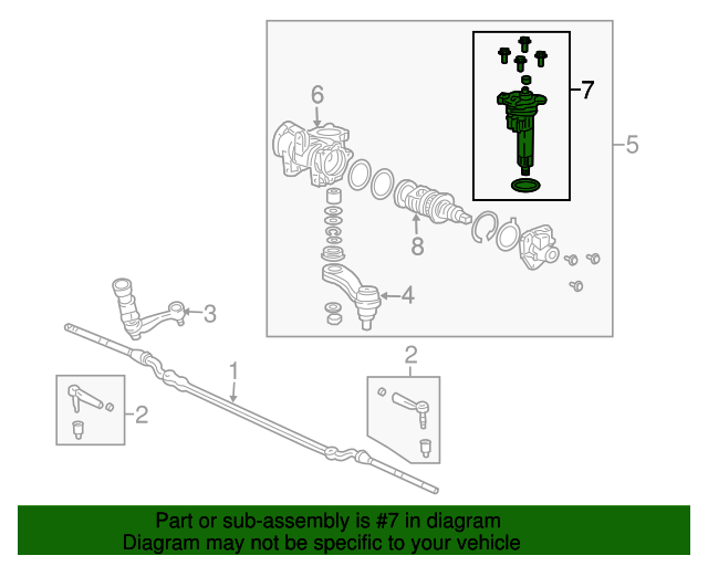 2005-2007 GM Shaft Kit 26104520 | GMPartsDirect.com