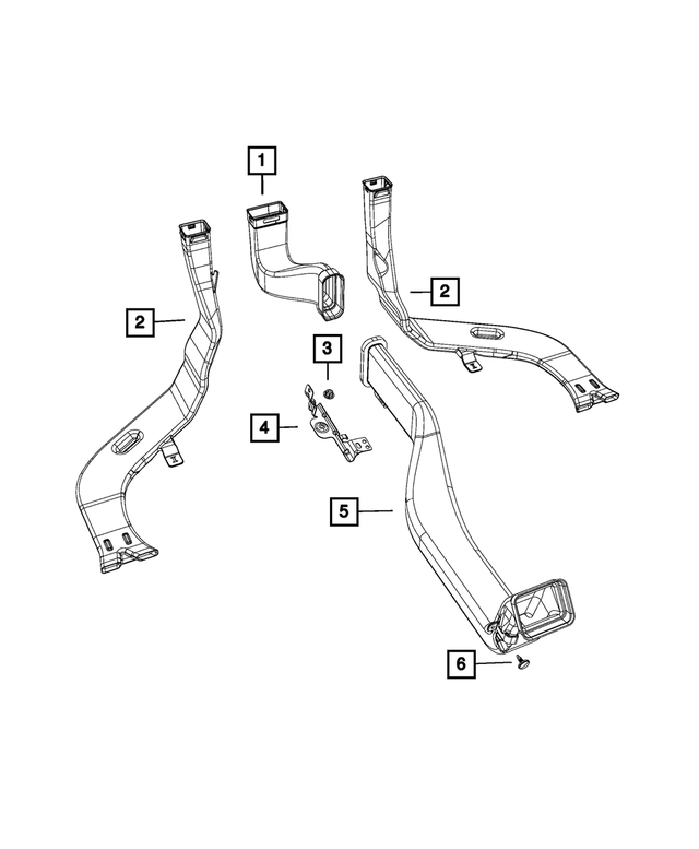 2014-2023 Jeep Cherokee Air Duct Bracket 68193455AA | Mopar eStore