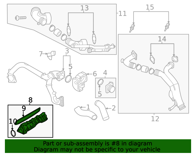 2020 Audi Intake Manifold 06M-133-267-T | Audi USA Parts