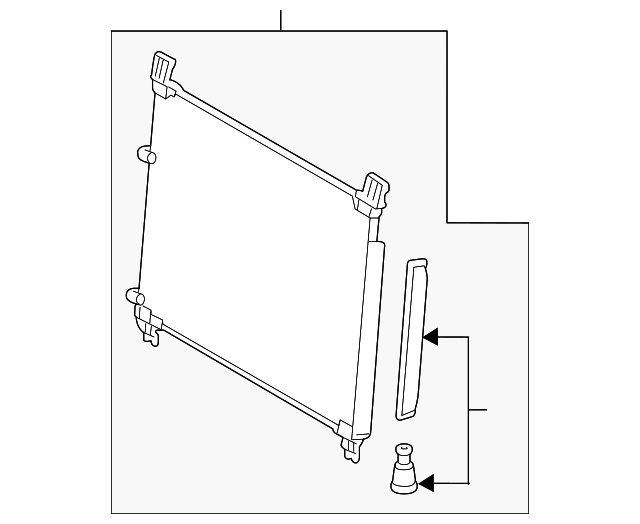 88460-48220 - Condenser 2016-2022 Lexus | Longo Lexus Parts
