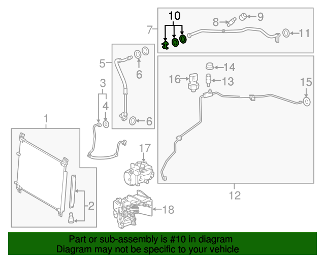 88718-52280 - Suction Pipe Clamp - 2016-2023 Lexus | DiscMonster