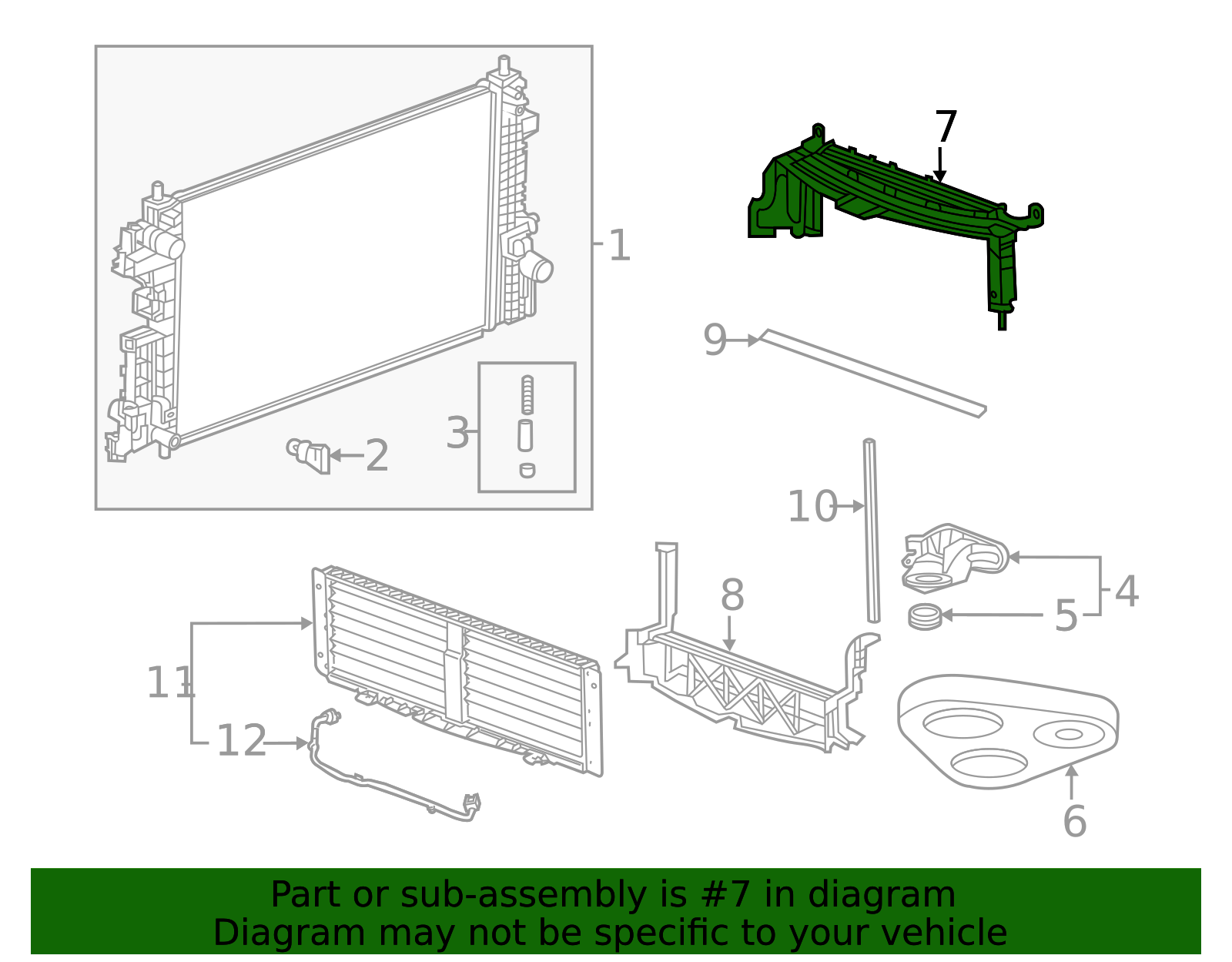 60005610 - Baffle 2021-2024 Chevrolet Trailblazer | Big 3 Auto Parts
