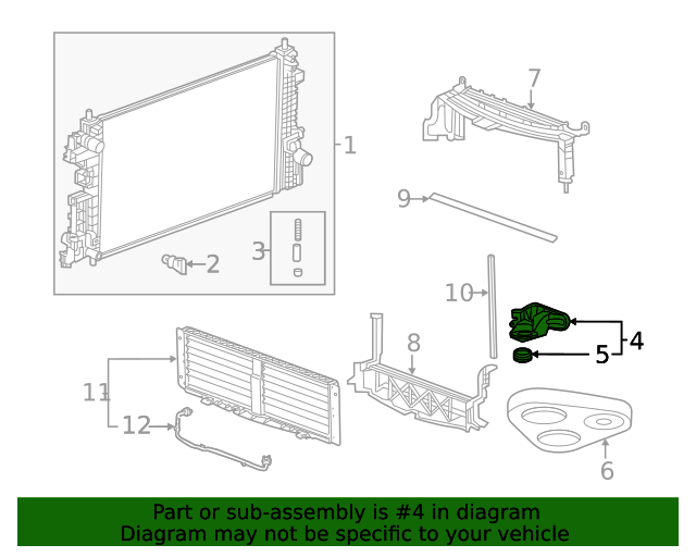 2020-2022 GM Bracket 42562827 | GMPartsDirect.com