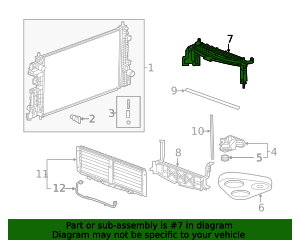 2024-2025 Chevrolet Trailblazer Baffle 60008162 GM | GMPartsDirect.com