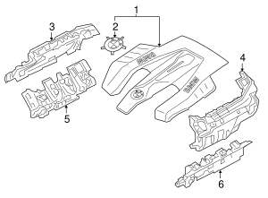 11148602047 - 2016-2019 BMW Engine Cover (11-14-8-602-047) | BMW of ...