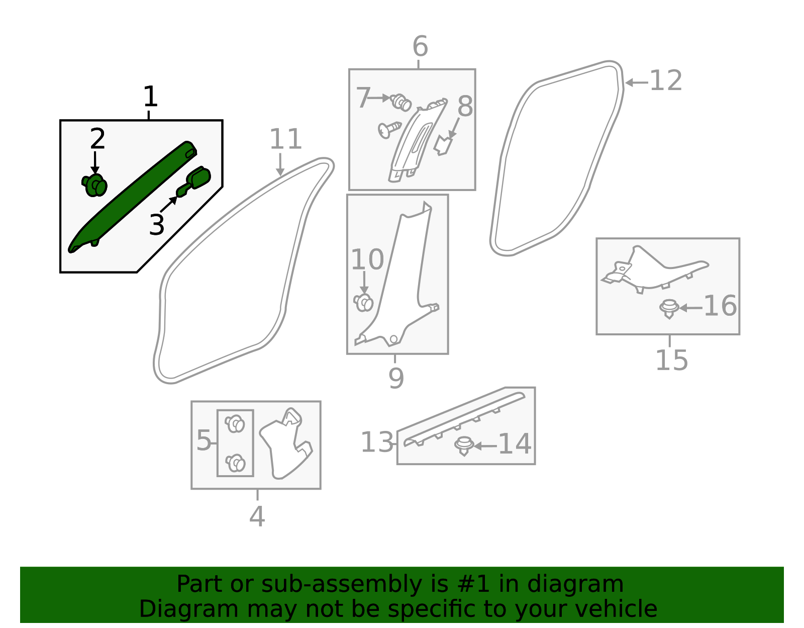 2016-2021 Honda Civic 2016-2021 Honda Civic - Windshield Pillar Trim ...