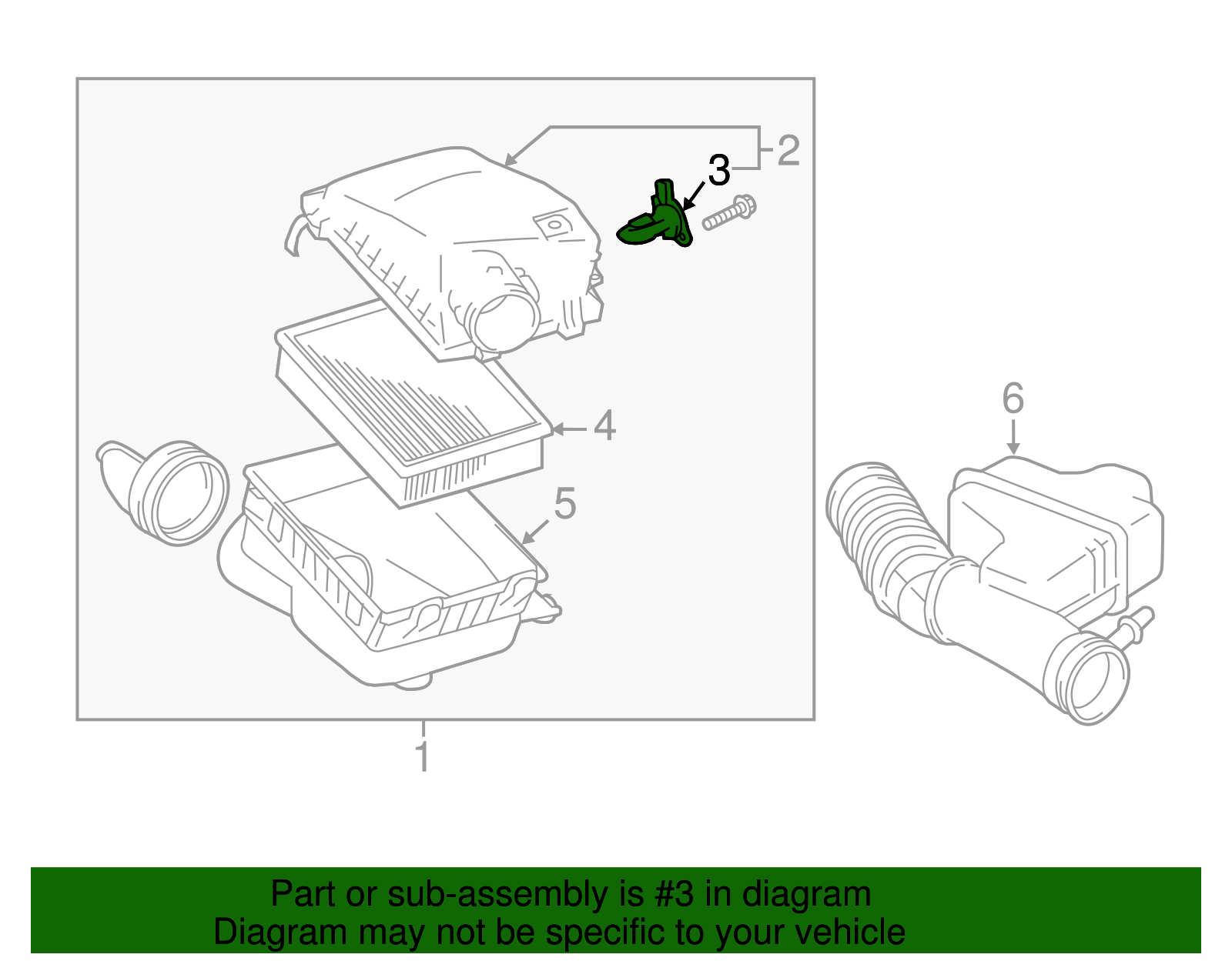 2016-2025 Toyota Mass Air Flow Sensor 22204-75040 | OEM Parts Online