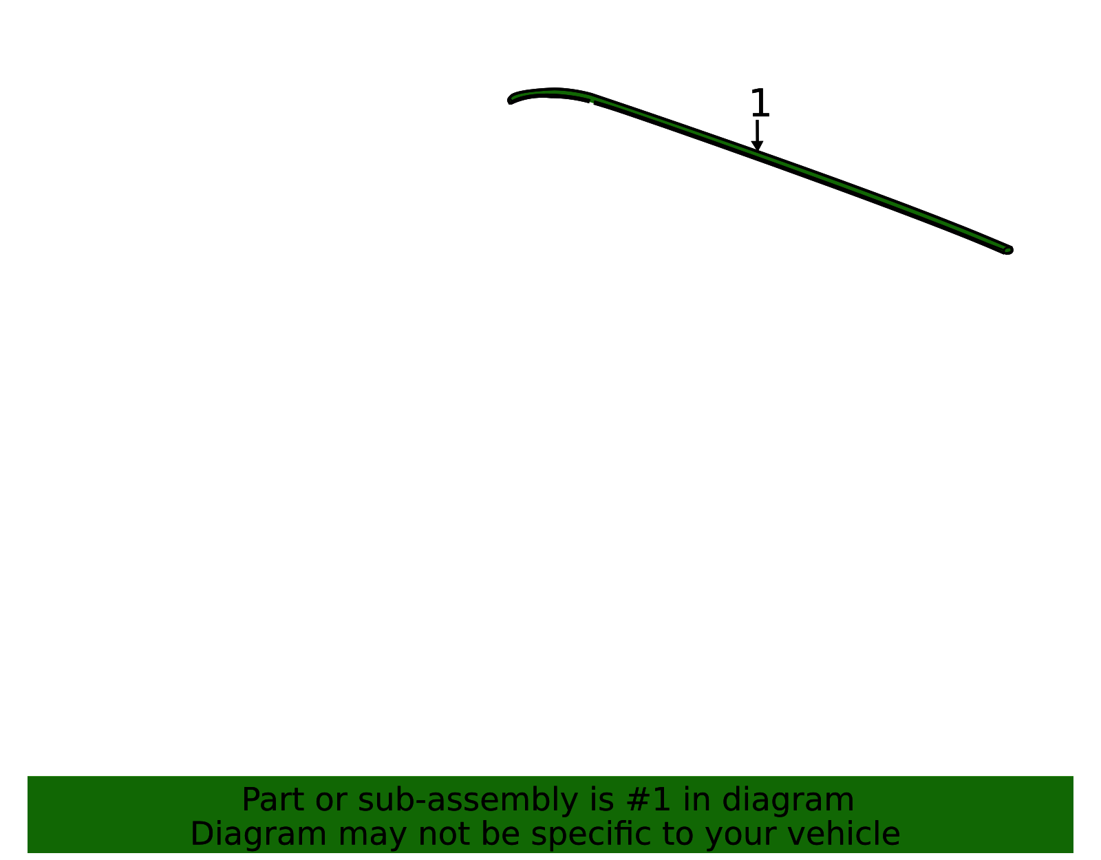 2019-2025 GM Roof Molding 86823797 | TascaParts.com