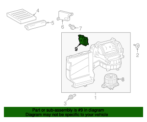 87106-07140 - HVAC Air Inlet Door Actuator - 2005-2022 Toyota | OEM ...