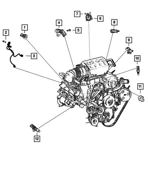 Sensors for 2012 Dodge Durango | Mopar eStore