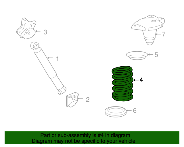 48231-0E030 - Coil Spring - 2010-2015 Lexus RX350 | My L Parts