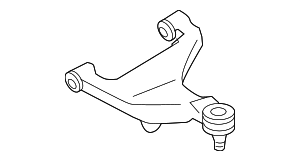 2010-2014 Nissan Murano Upper Control Arm 55501-1JA0A | Nissan Parts ...