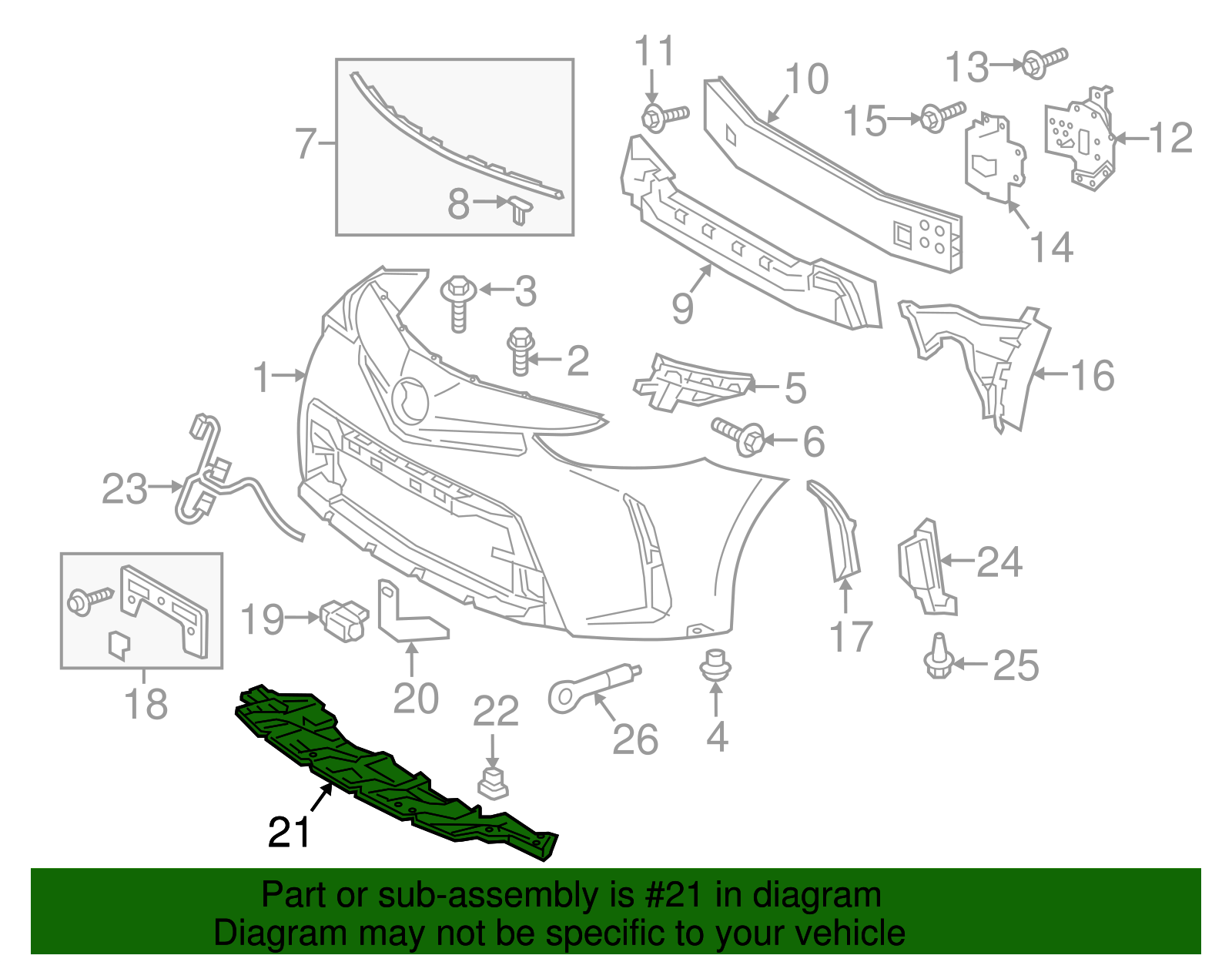 2012-2017 Toyota Prius V Lower Shield 52618-47040 | Toyota Parts Center