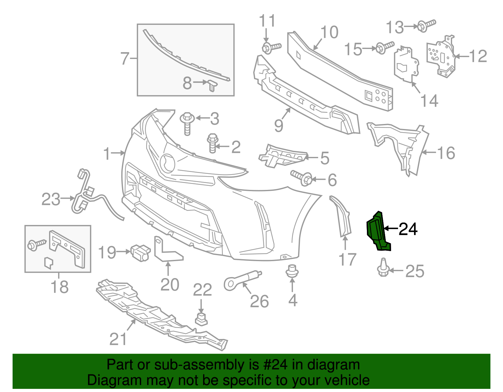 2015-2017 Toyota Prius V Lamp Cover 81484-47010 | Toyota Parts Center