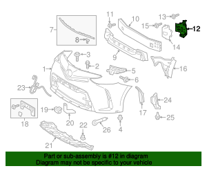 2015-2017 Toyota Prius V Rail Extension 57013-47060 | Toyota Parts Center
