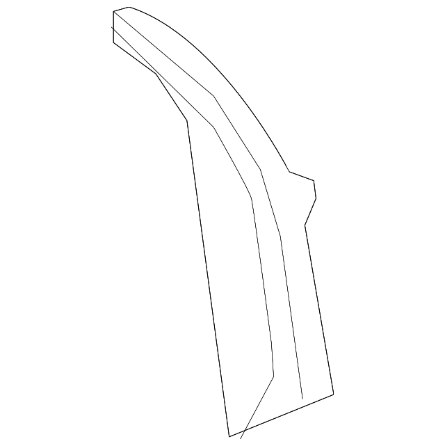 Genuine Toyota Extension part# 52112-47020 for 2015-2017 Toyota Prius V ...