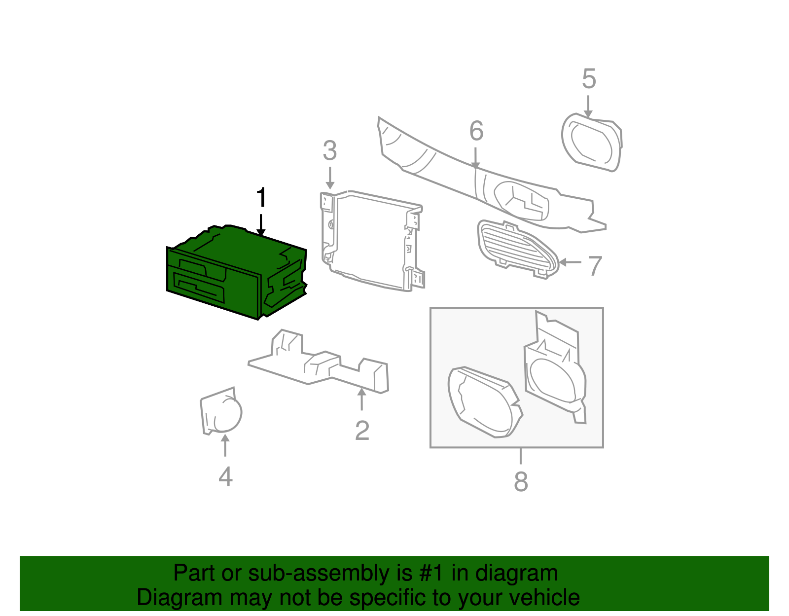 84063638 - Radio Control Unit 2016-2021 GM | Gateway Buick GMC Parts