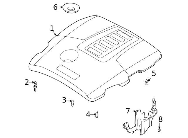 Genuine Engine Cover for 2021-2023 Land Rover Range Rover Velar | Land ...
