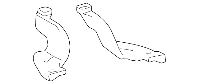 2007-2018 Lexus Rear Duct 87212-06080 | OEM Parts Online