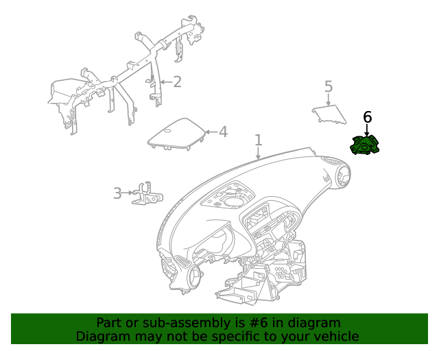 197-689-04-57 - Speaker Housing 2016-2021 Mercedes-Benz | Mercedes-Benz ...