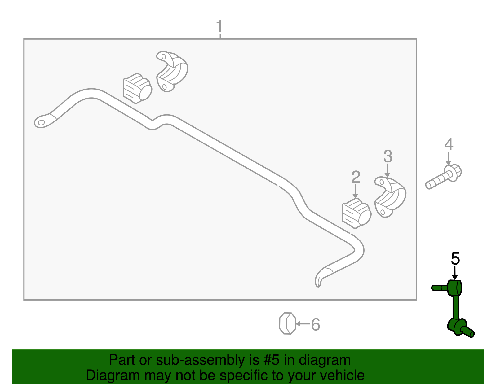 2014-2015 Kia Sorento | Stabilizer Link | 55530-2W000 | Kia Auto Parts