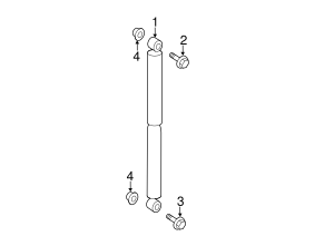 906-326-13-00 - Shock Absorber 2010-2018 Mercedes-Benz Sprinter 3500 ...