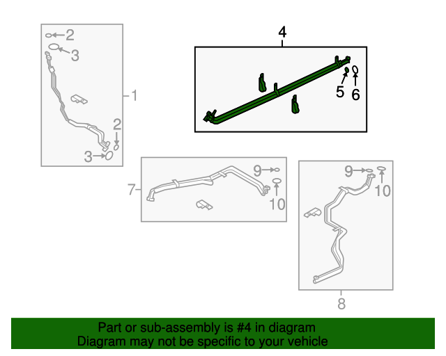 2010-2016 Land Rover LR4 Center AC Line LR013853 | JaguarParts.com