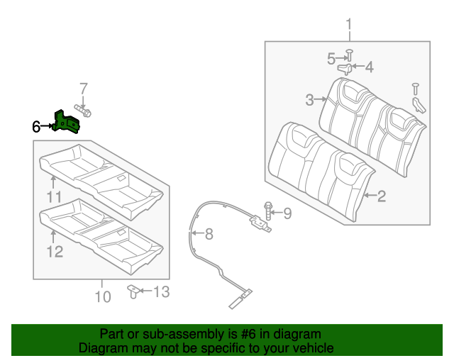 89752-2M000 - Hinge - 2010-2016 Hyundai Genesis Coupe | World OEM Parts ...