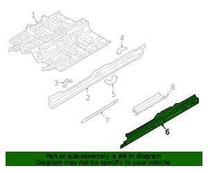 31440216 - Rocker Reinforced - 2017-2020 Volvo | Volvo OEM Parts Direct