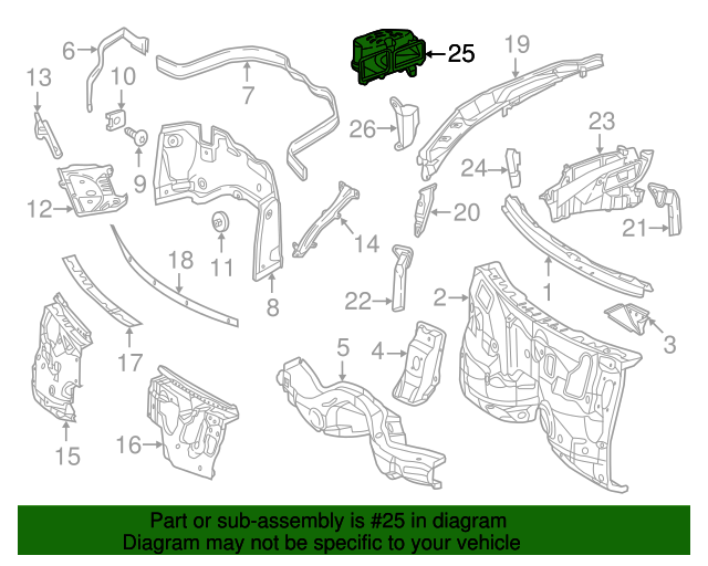 2012-2018 Mercedes-Benz Air Inlet Duct 212-830-01-03 | MB OEM Parts
