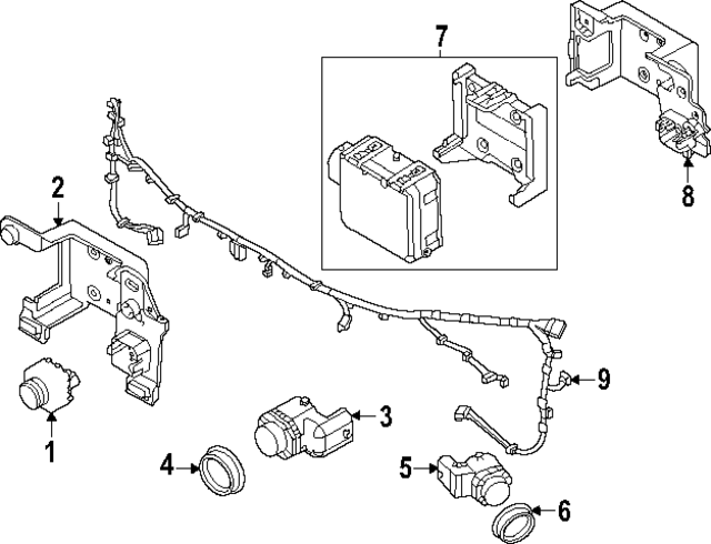2023 Land Rover Range Rover Sport Cruise Control Distance Sensor ...