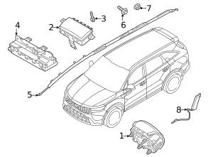 2021-2024 Kia Sorento Knee Air Bag 80200-P2100 | OEM Parts Online