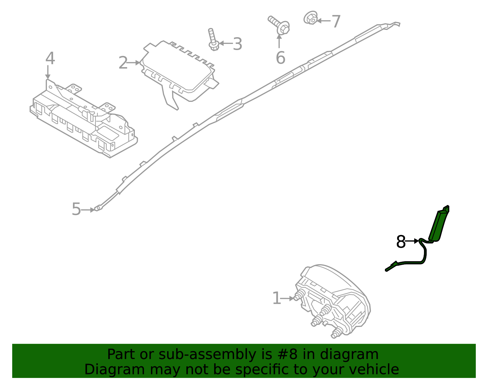 2021-2024 Kia Sorento Side Impact Inflator Module 80620-R5000 | Kia OEM ...