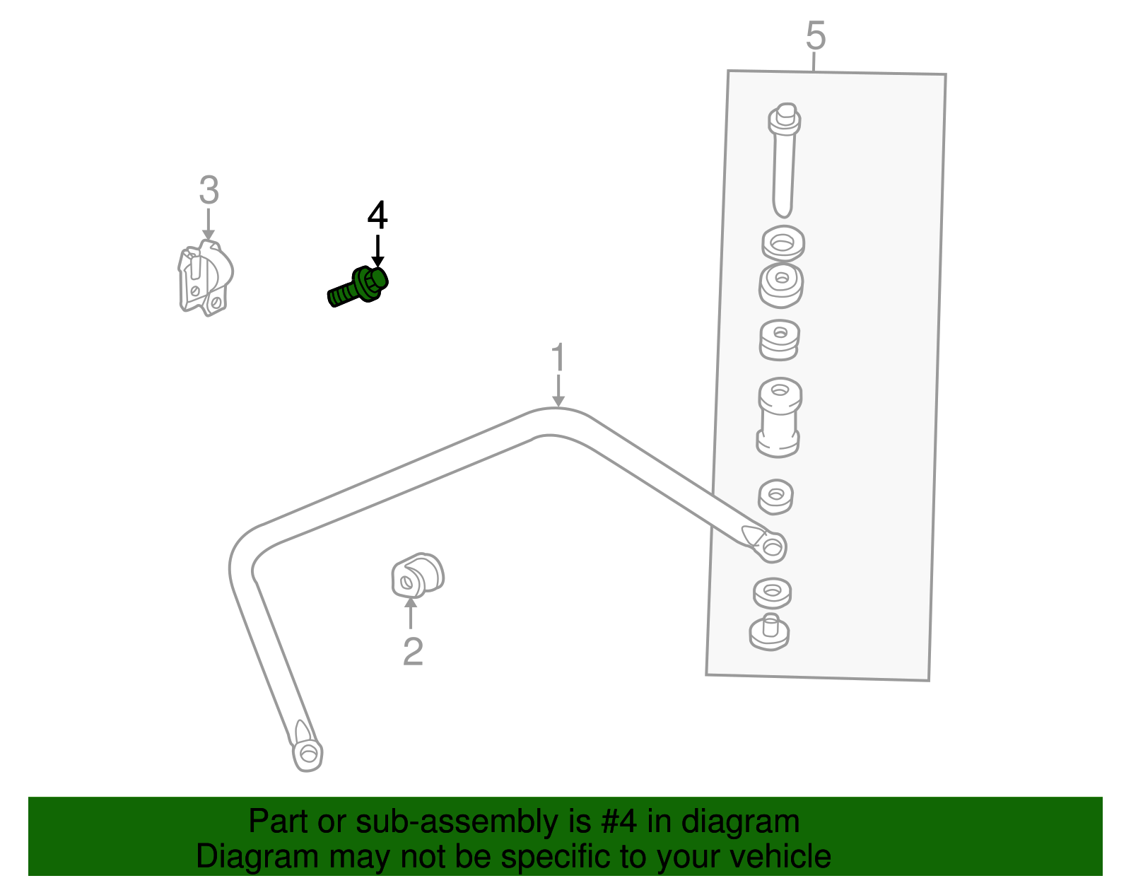1998-2011 GM Steering Knuckle Bolt 11517720 GM | GMPartsDirect.com