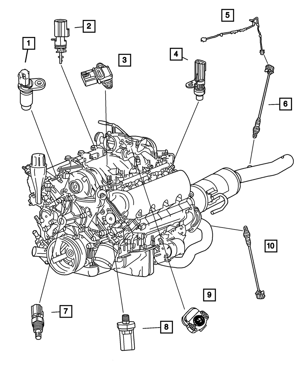 OEM Mopar Map Sensor For 2001 Mopar - Part No. 56041018 | Karl Kustoms ...