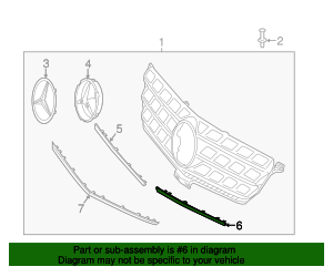 166-888-14-85 - Trim Molding - 2012-2015 Mercedes-Benz | World Mercedes ...